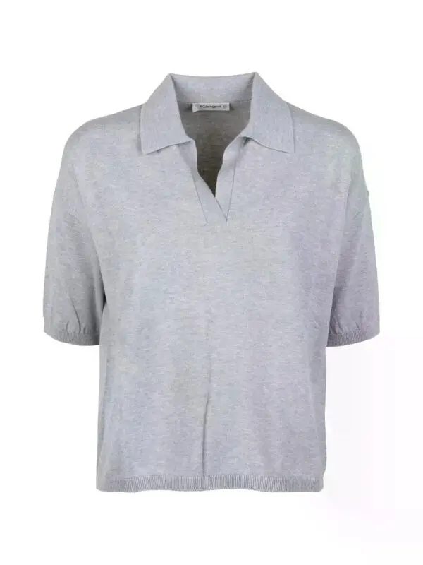 KANGRA Polo Collar T-shirt - Grey