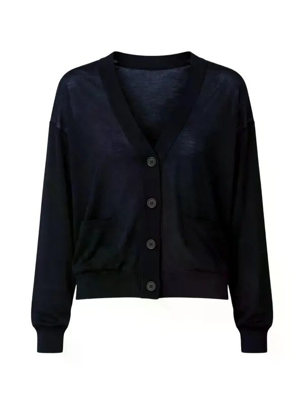 ROBERTO COLLINA V-neck Button-fastening Cardigan