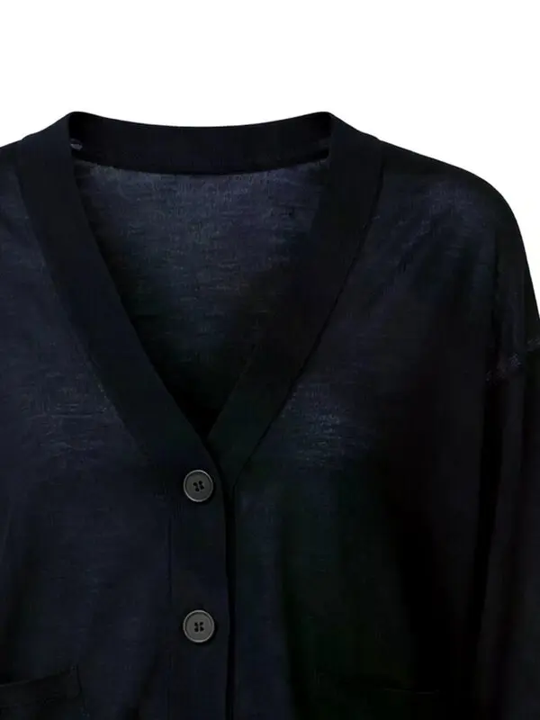 ROBERTO COLLINA V-neck Button-fastening Cardigan