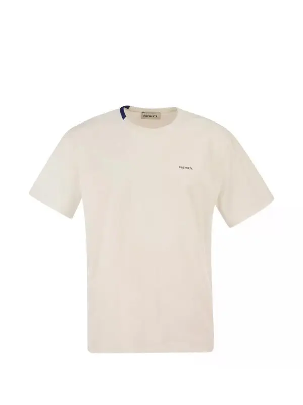 Premiata Logo-detail T-shirt - Neutrals