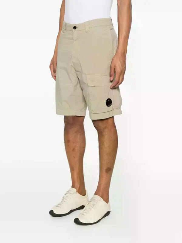 C.P. COMPANY Cargo Shorts With Logo Detail