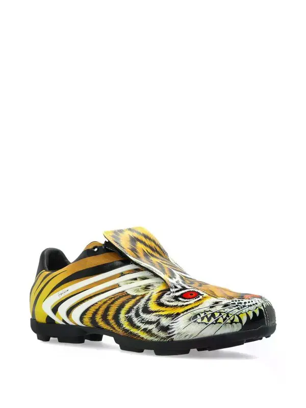 Y3 Tiger Print Slip-on Sneakers - Yellow