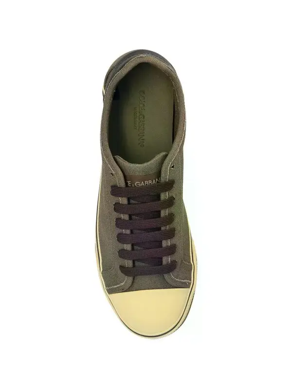 Dolce & Gabbana Cotton Lace-up Sneakers