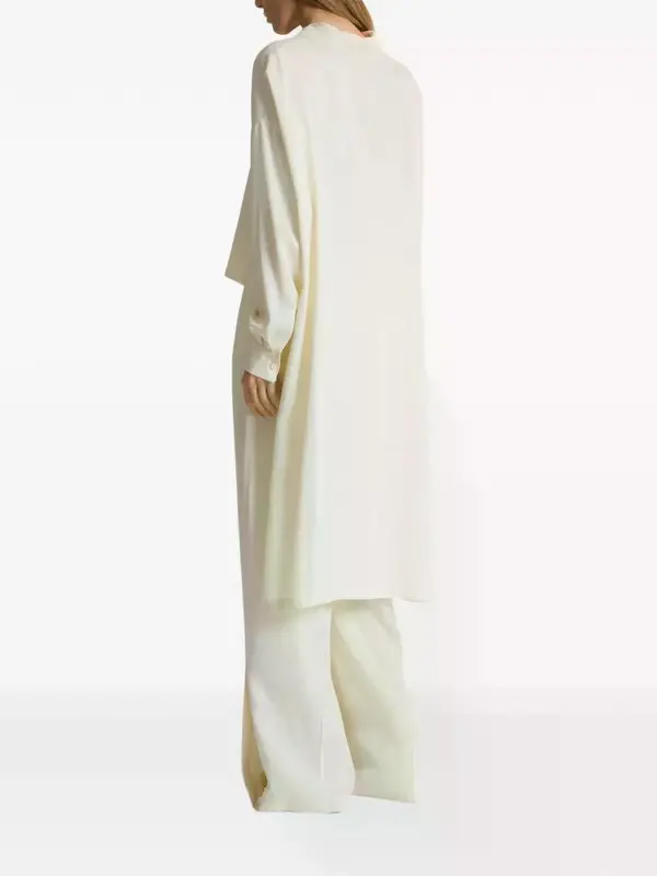 Alberta Ferretti Beige Buttoned Shirt With Cuffs