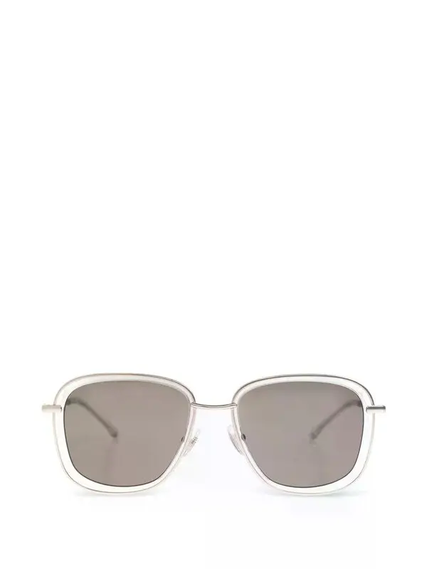 DIESEL® Square Frame Sunglasses - Silver