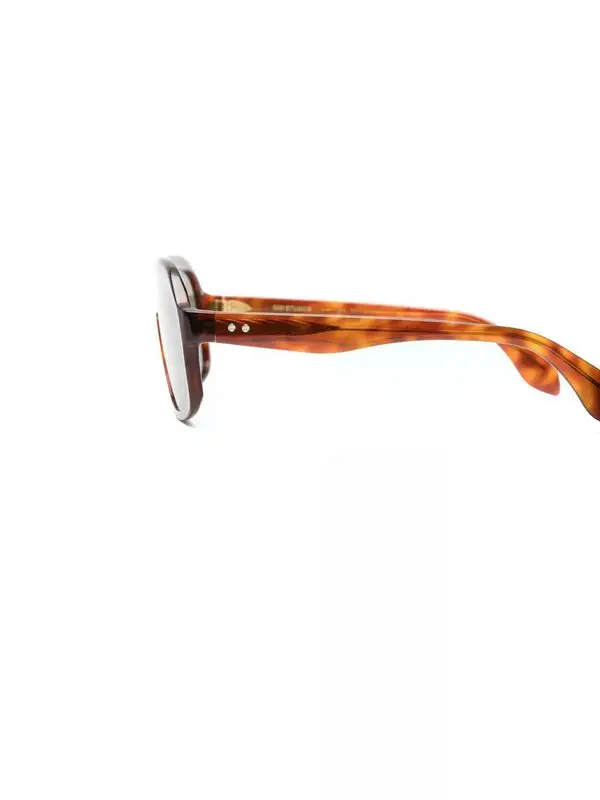 GIGI STUDIOS Geometric Frame Sunglasses - Brown