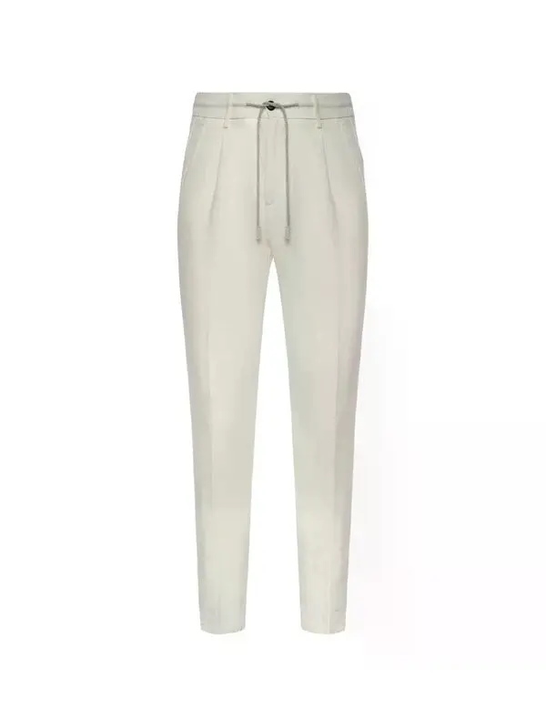 Eleventy Drawstring Trousers - Neutrals