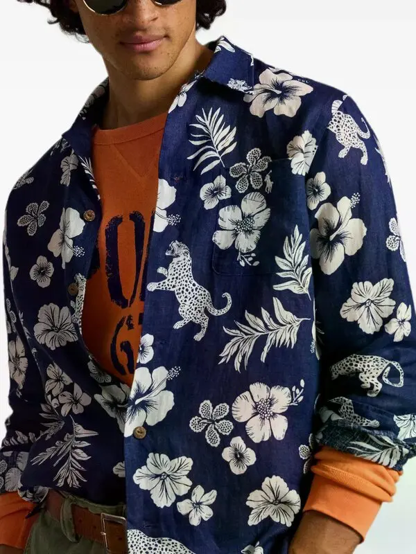 Polo Ralph Lauren Jaguar Tropical-print Shirt