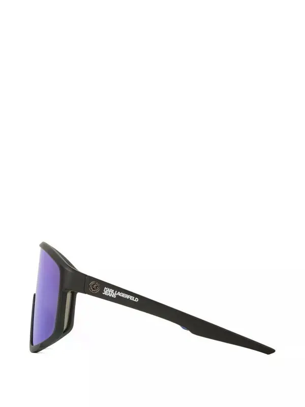 Karl Lagerfeld Matte Geometric Sunglasses