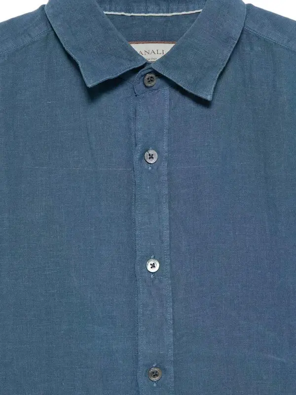 Canali Buttoned Shirt - Blue
