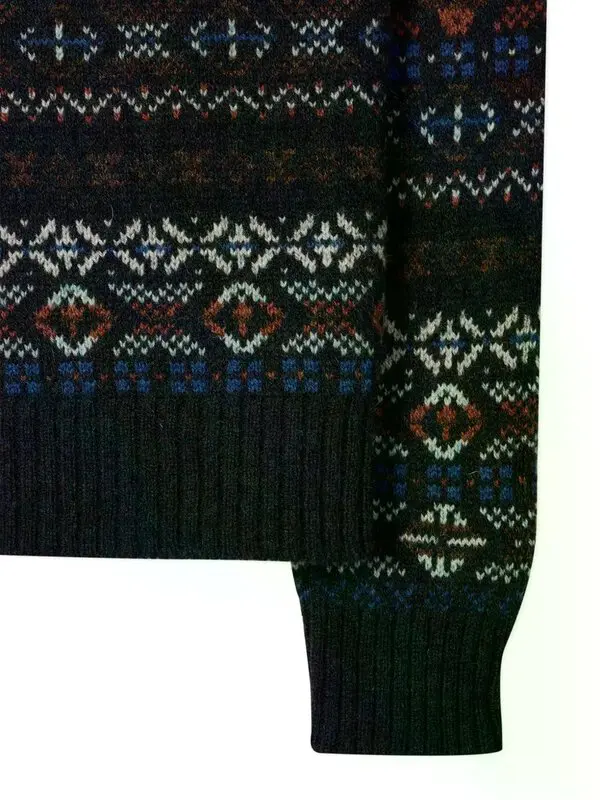 Paul Smith Fair Isle Shawl Collar Cardigan