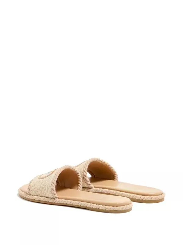 Valentino Garavani Vlogo Torchon Slide Sandals