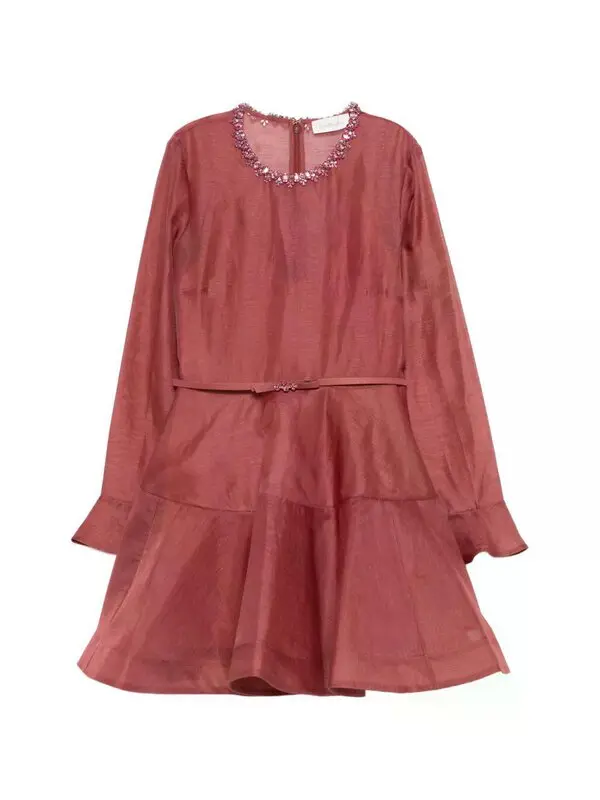 Zimmermann Alchemy Peplum Mini Dress - Red