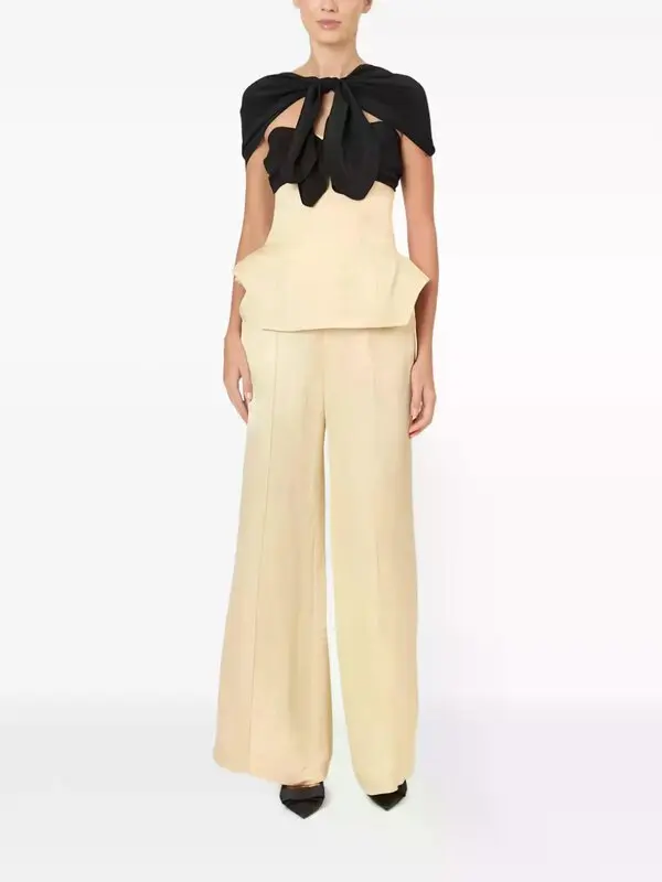 Rosie Assoulin Concealed-closure Palazzo Pants - Neutrals