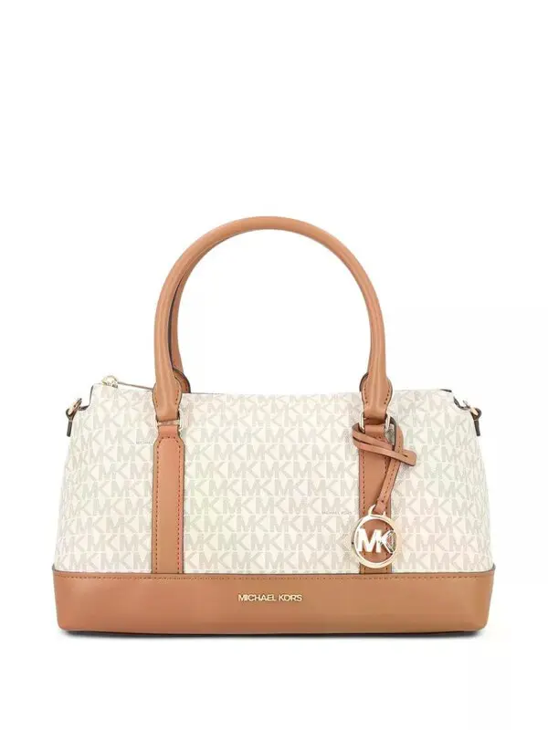 Michael Kors Signature-logo Tote Bag - Neutrals