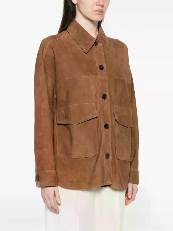 ARMA Kaylee Suede Jacket - Brown