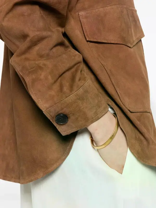 ARMA Kaylee Suede Jacket - Brown