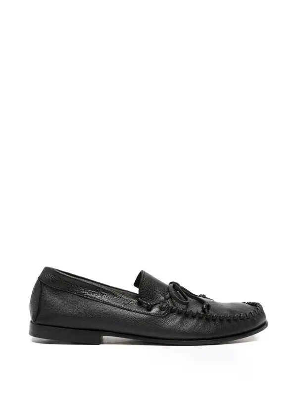 HENDERSON BARACCO Tassel Detail Loafers - Black