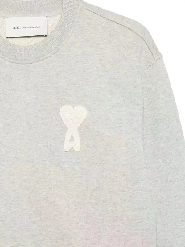 AMI Paris Heart Appliqued Sweatshirt
