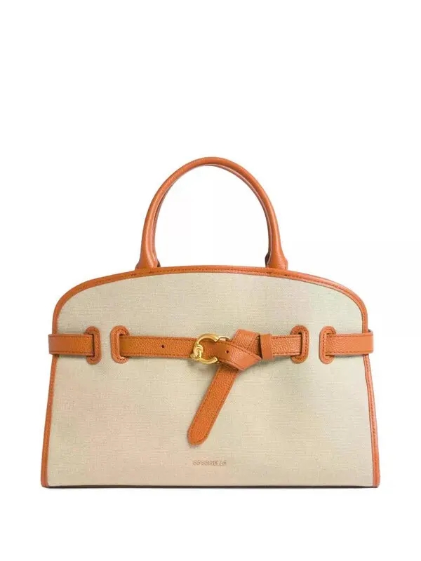 COCCINELLE Leather Trimmed Tote Bag - Neutrals