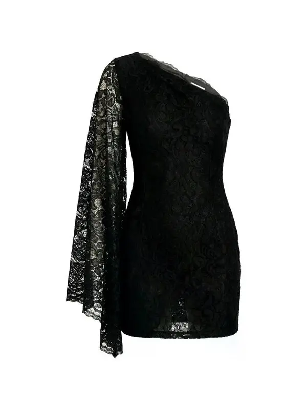 AXEL 113 Lilith One-shoulder Mini Dress - Black