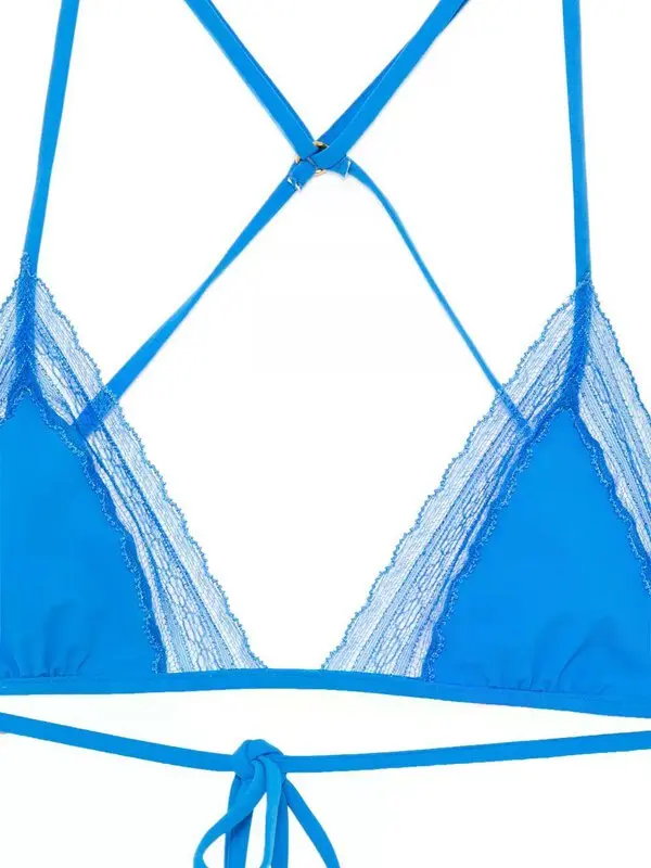 Kiki De Montparnasse Lace Inset Bikini Top