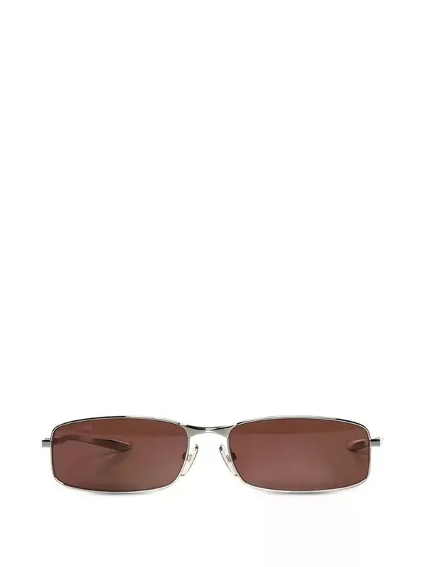 Balenciaga Rectangle Frame Sunglasses - Silver