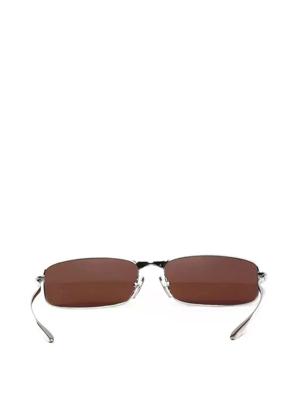 Balenciaga Rectangle Frame Sunglasses - Silver