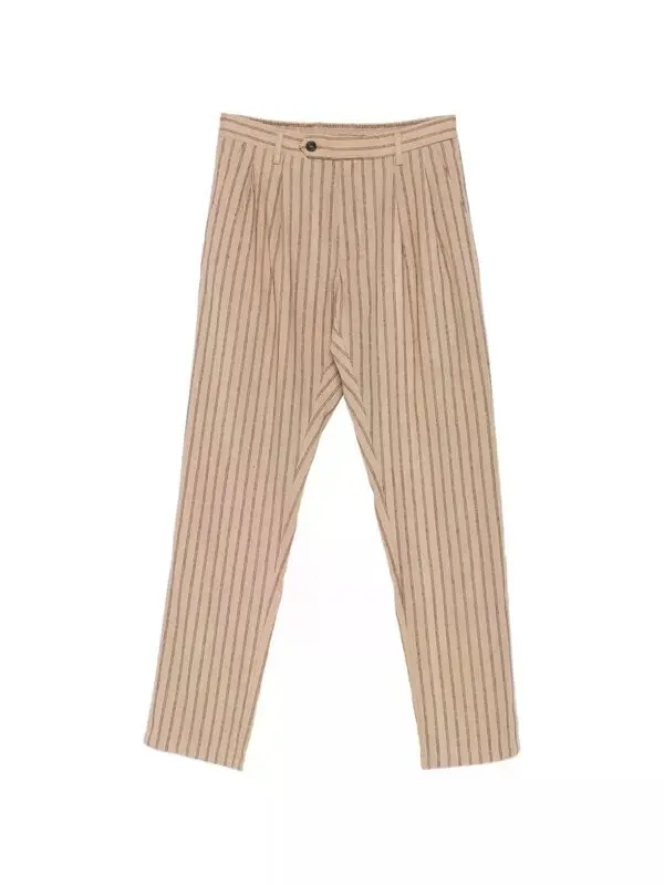 MC2 SAINT BARTH Havier Striped Trousers - Neutrals