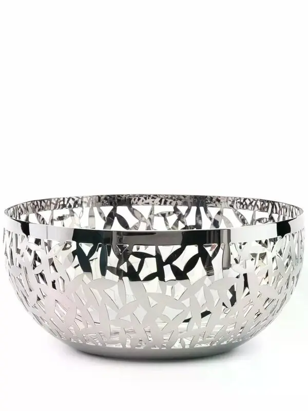 ALESSI Cut Out-detail Bowl - Silver