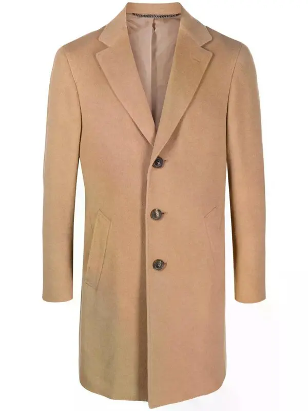 Canali Single-breasted Camel Hair Coat
