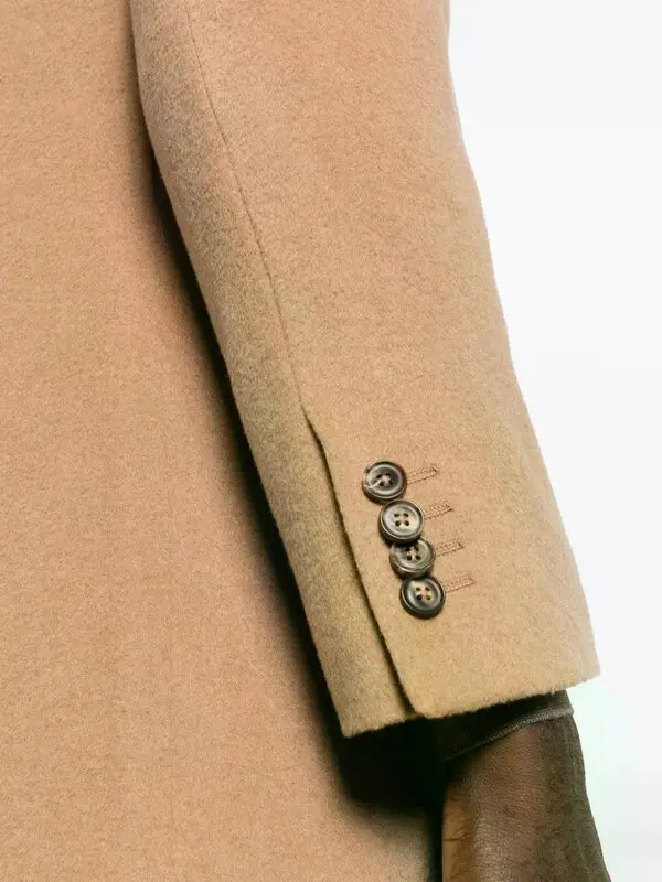 Canali Single-breasted Camel Hair Coat