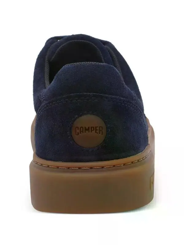 Camper Round Toe Suede Lace Up Sneakers