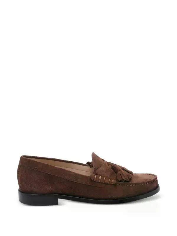 STUART WEITZMAN Tassel Round Toe Loafers