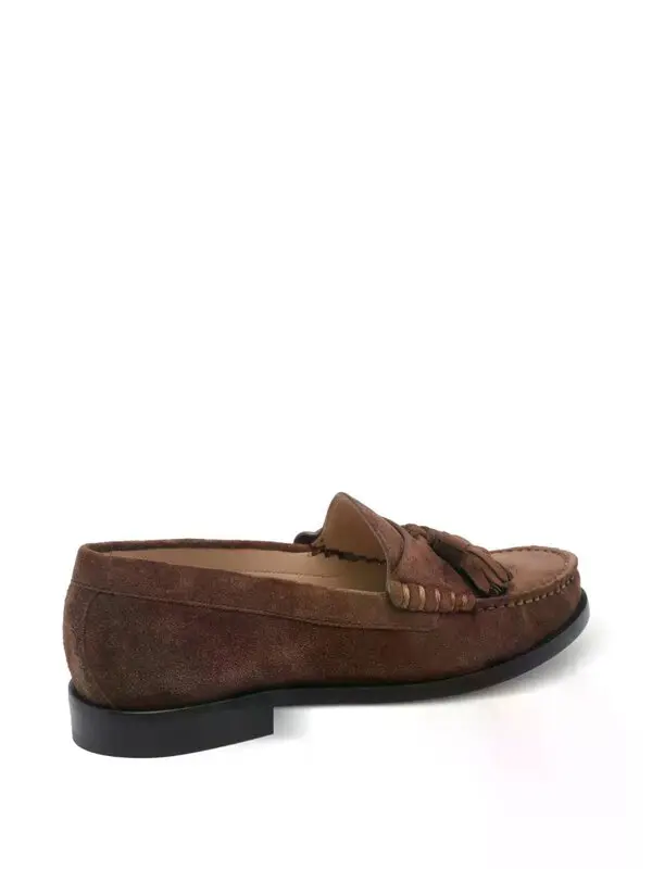 STUART WEITZMAN Tassel Round Toe Loafers
