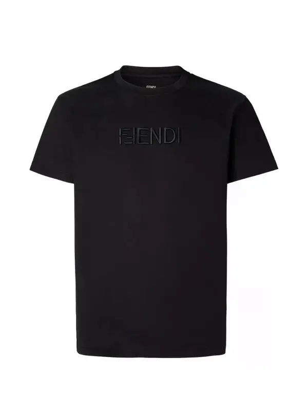 Fendi Logo T-shirt - Black