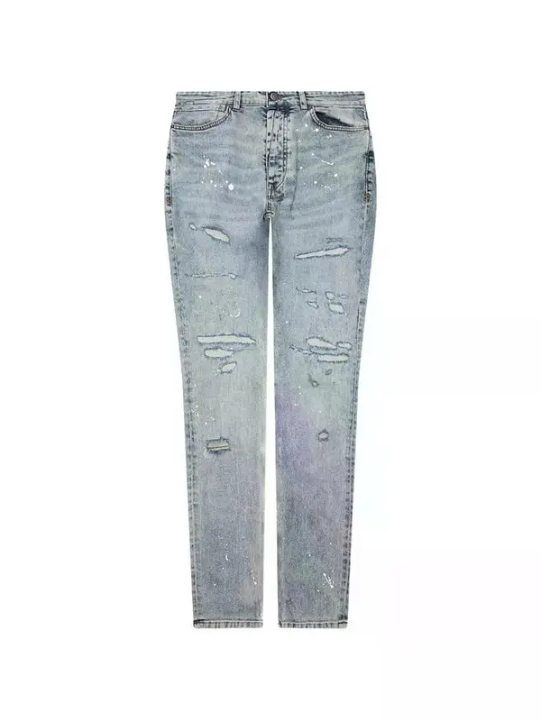 Ksubi Van Winkle Denim Jeans With Paint Splatter