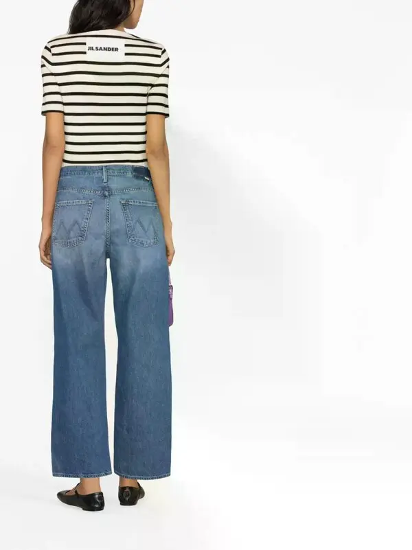 MOTHER The Dodger Ankle Cropped Straight-leg Jeans