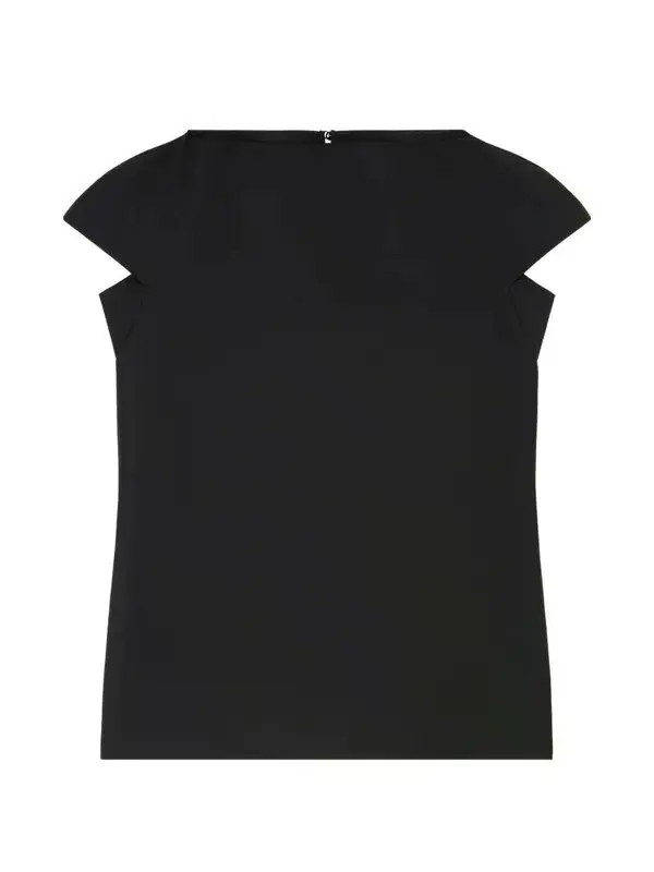 MAISON MARGIELA Cap-sleeve Mini Dress With Cut-out Detail