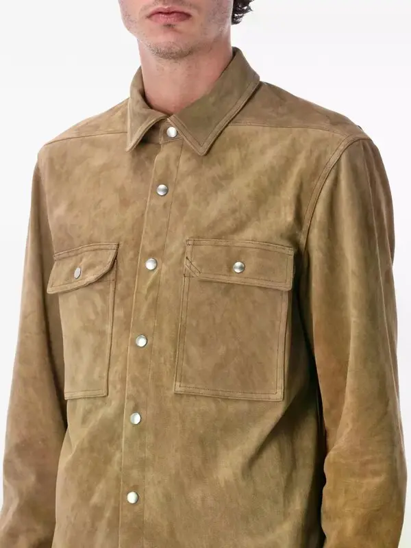 Rick Owens Long Sleeve Shirt Jacket