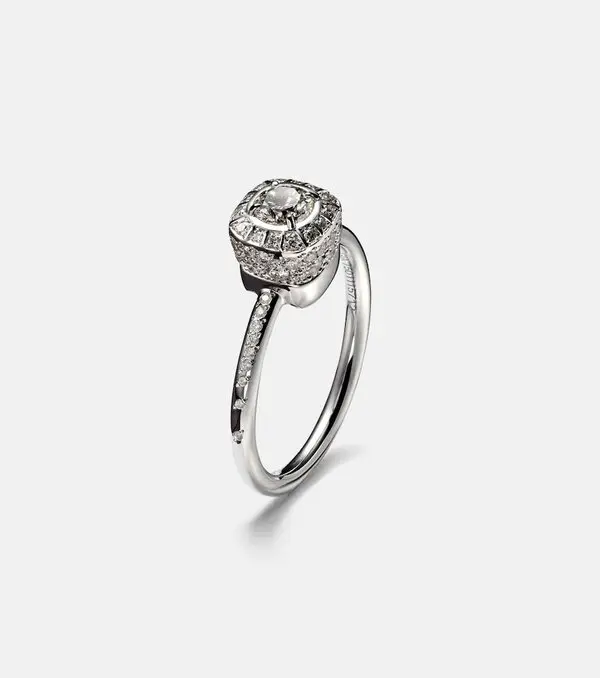 Pomellato Nudo Petit 18kt White Gold Ring With Diamonds