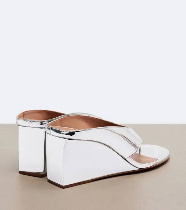 Alaïa Wedge Thong Sandals