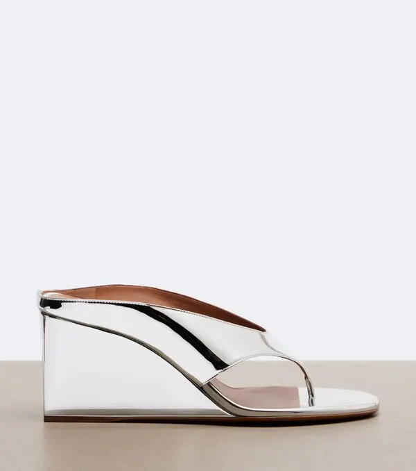 Alaïa Wedge Thong Sandals