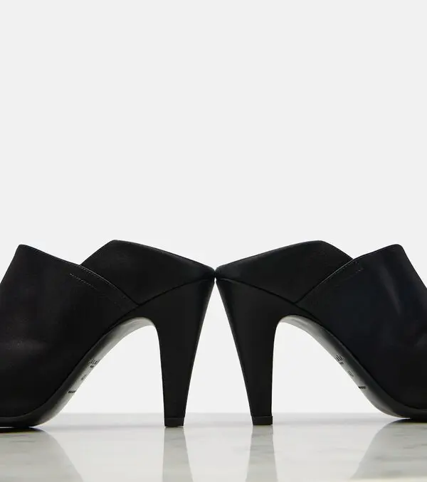 Alaïa Cone Satin Mules