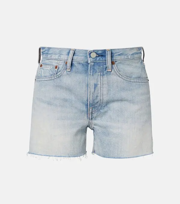 Polo Ralph Lauren Faded Denim Shorts - Blue