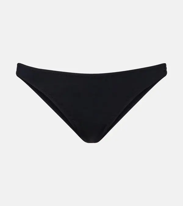 Melissa Odabash Paris Embellished Bikini Bottoms - Black