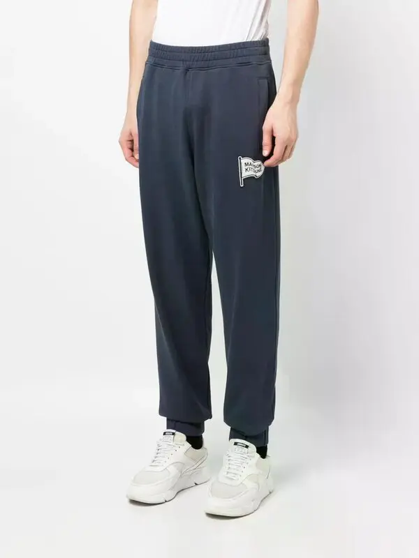 Maison Kitsuné Logo-patch Cotton Track Pants
