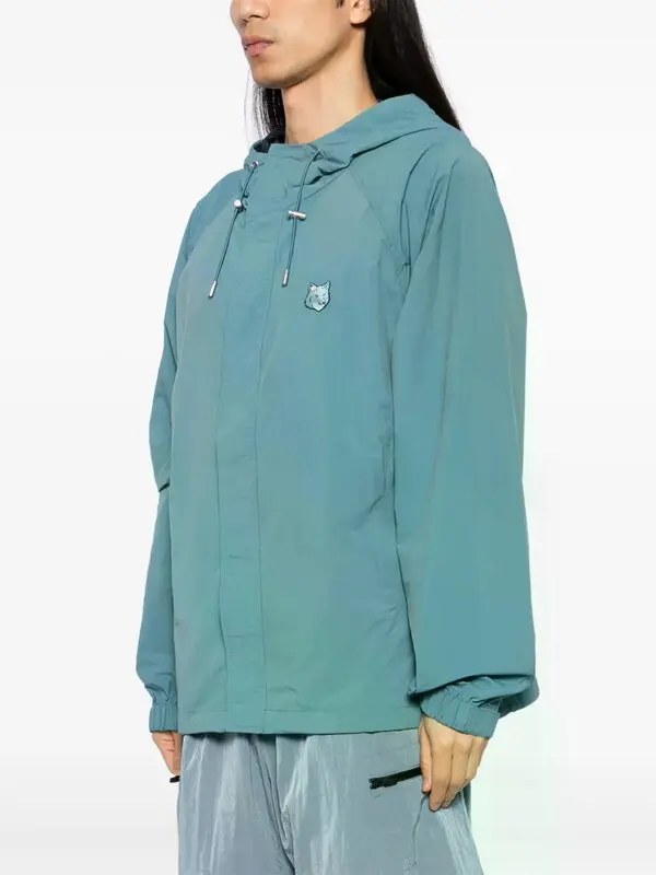 Maison Kitsuné Fox Head Embroidered Windbreaker