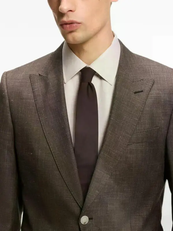 BOSS Slim-fit Jacket In Virgin Wool, Silk And Linen