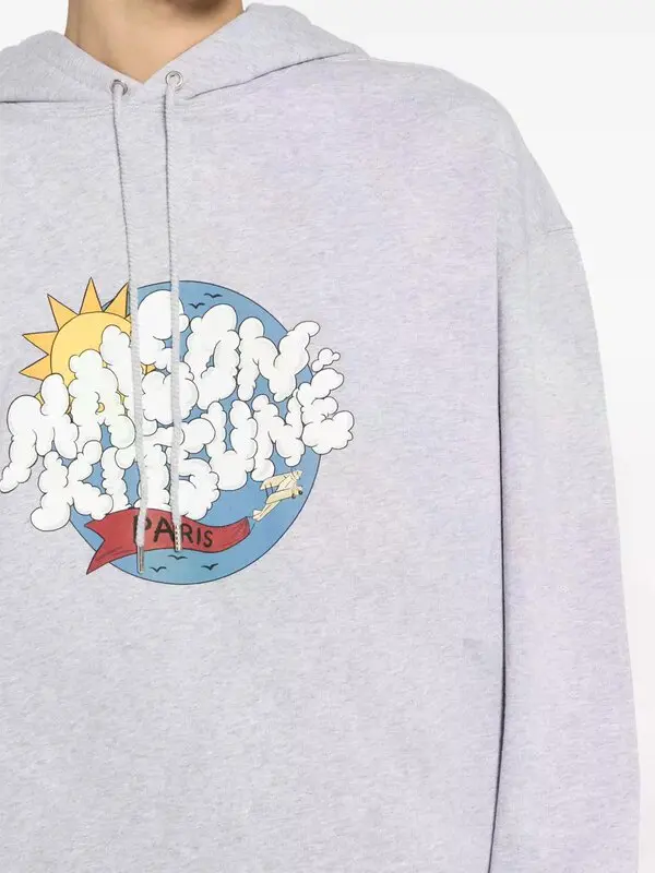 Maison Kitsuné Graphic-print Cotton Hoodie